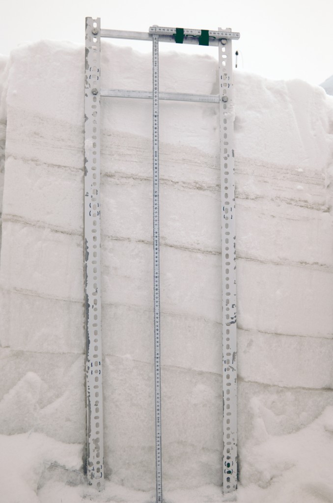 Layer cake snow stratigraphy | Byrd Polar and Climate Research Center